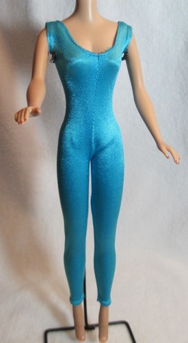 Vtg Barbie Great Shape #7834 "Jazzy Full Body Leotard" 1983 Turquoise ...