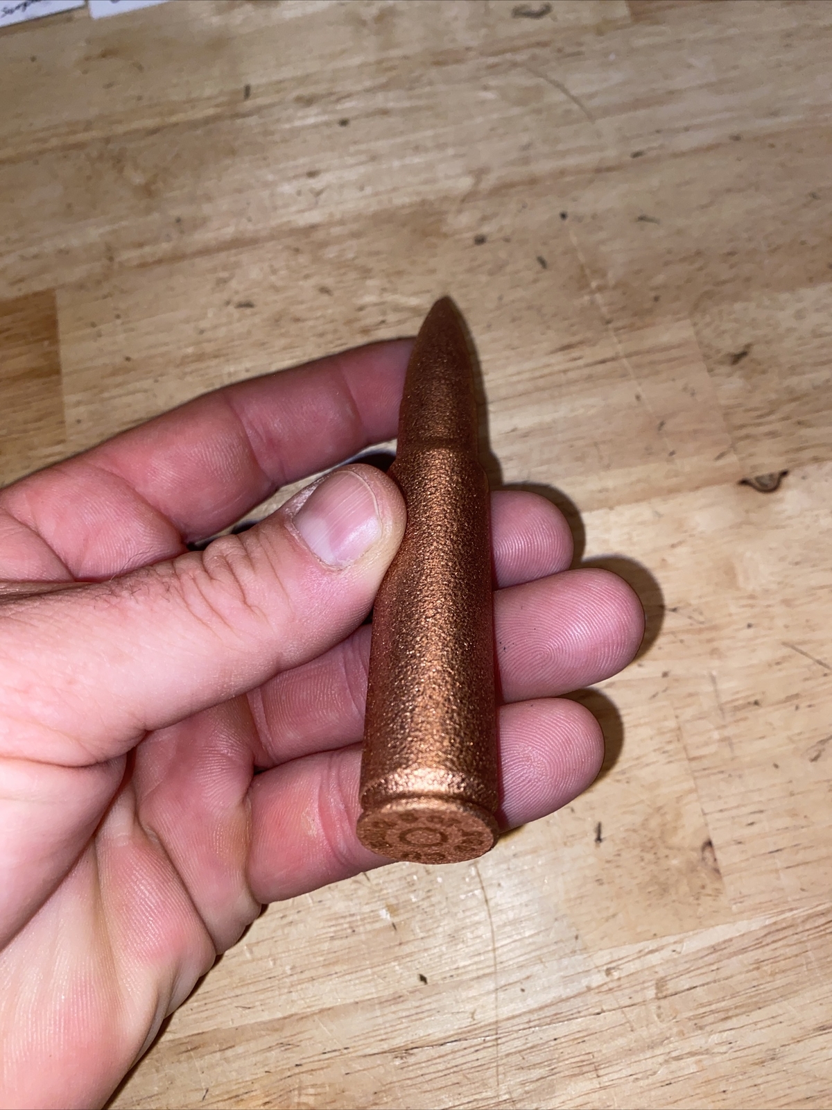 Copper Bullet .50 BMG M2 Barrett INERT .999 Gunsmith Bullion 1/2 LB ...