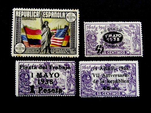 nystamps Spain Stamp # 585-588 Mint OG H L18y2874 | eBay