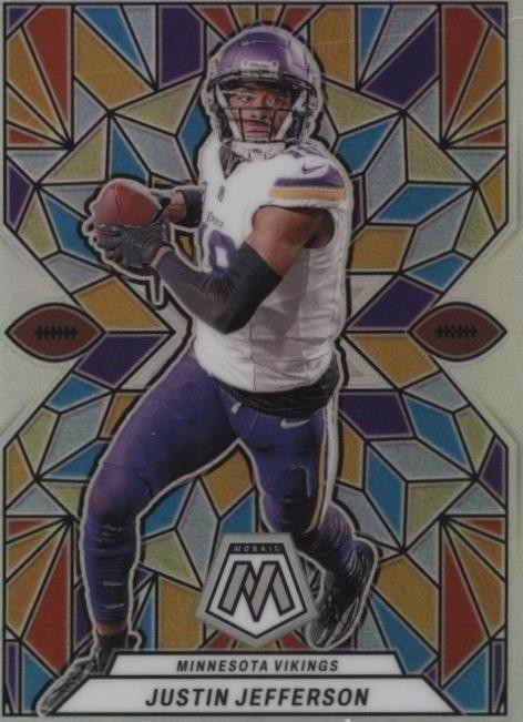 2024 Panini Mosaic - Stained Glass Justin Jefferson #SG-11 for sale ...