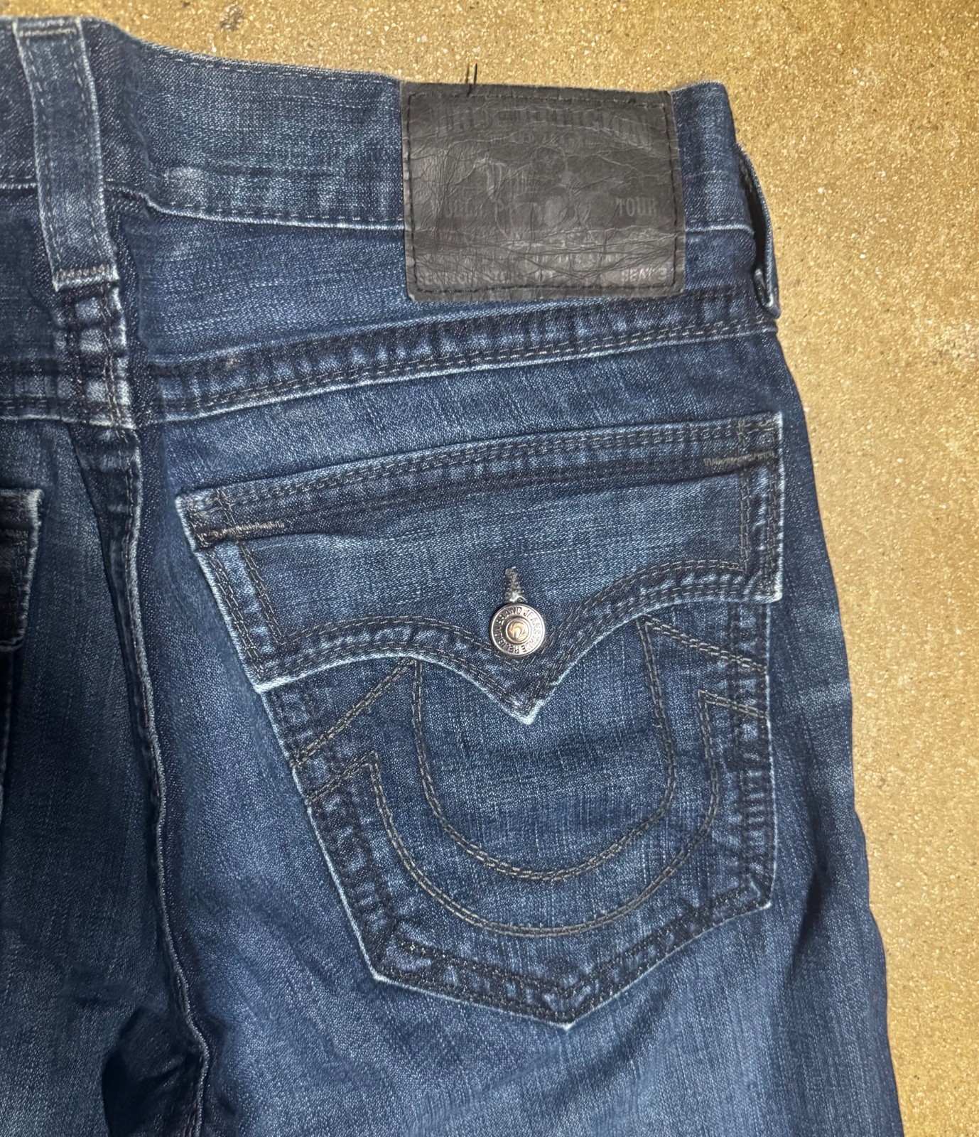 TRUE RELIGION MEN JEANS "RICKY QT" MEN JEANS SIZE-34… - Gem