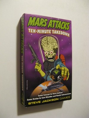 Mars Attacks Ten-Minute Takedown *complete* flick game Steve Jackson ...