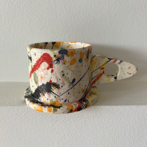 Peter Shire Splatter Mug EXP Echo Park Pottery | eBay