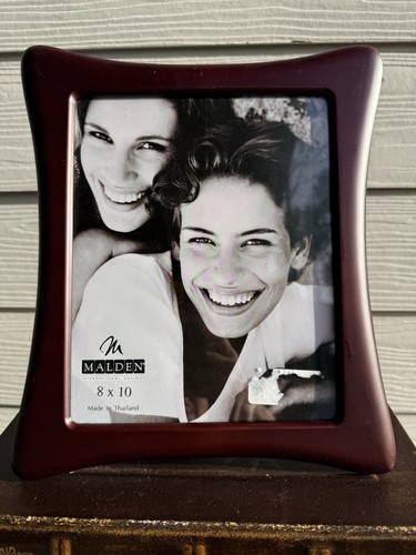 Vintage Malden Picture Frame For 8x10 Photo Cherry Stained Wood Unique ...