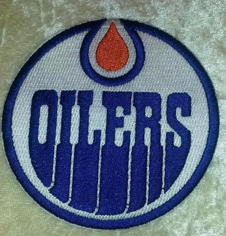 Edmonton Oilers 3.5" Iron On Embroidered Patch ~ Free Tracking! | eBay