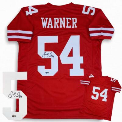 Fred Warner Autographed SIGNED Jersey - Red - Beckett Authenticated | eBay
