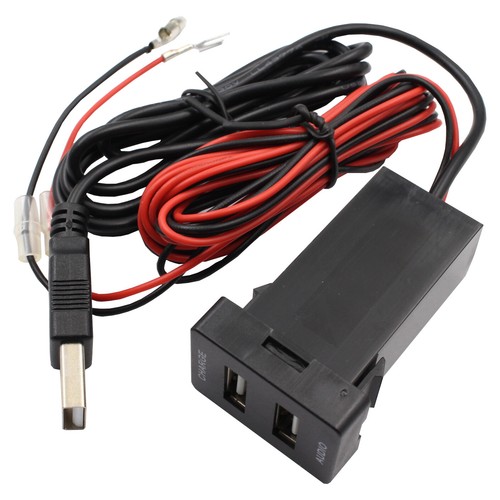 USB Port Charger/ Audio LED Indicator Adapter for Toyota 2011-2013 2014 ...