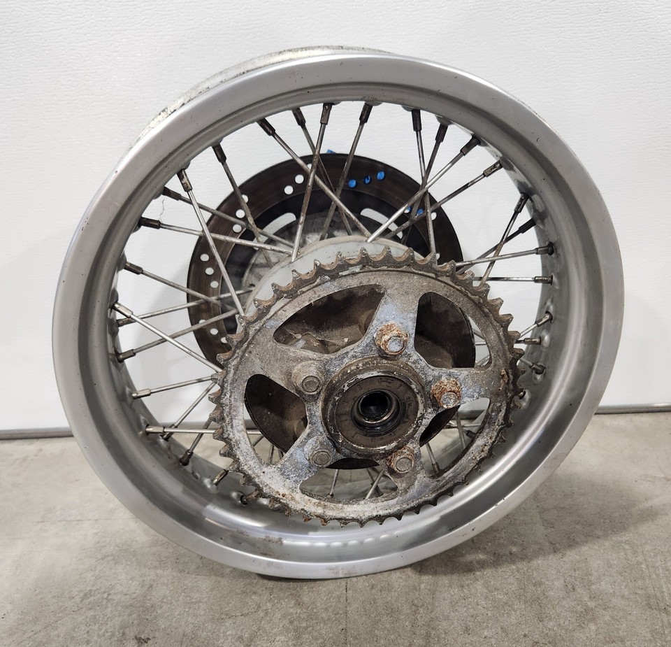 2001 Triumph Tiger 955i Rear 19 Inch Wheel With Rotor And Sprocket | eBay