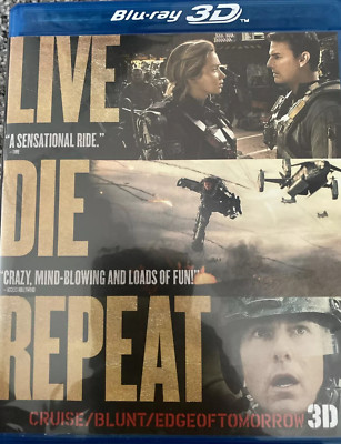 Live Die Repeat: Edge of Tomorrow (3D Blu-ray+Blu-ray) NO DVD, NO ...