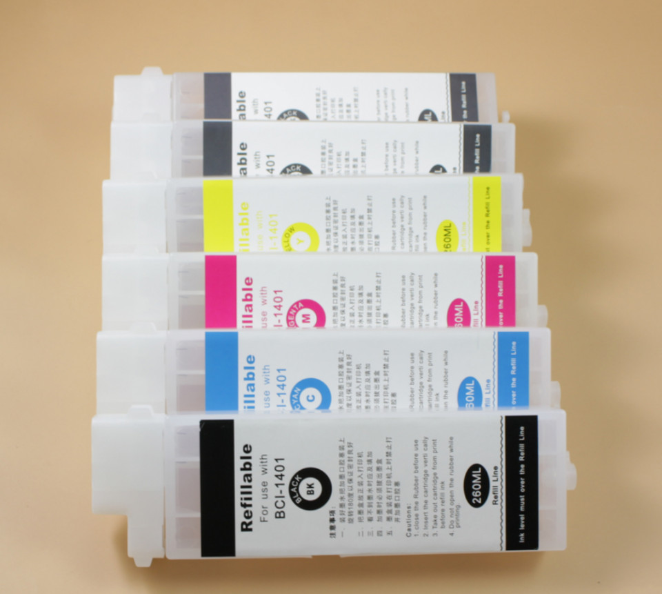 PFI102 empty refillable ink cartridge For Canon iPF605/650 iPF655 ...