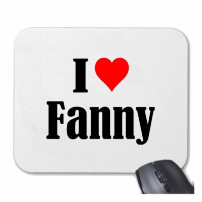 MOUSEPAD Mauspad I Love Fanny Ich Liebe Fanny | eBay.de