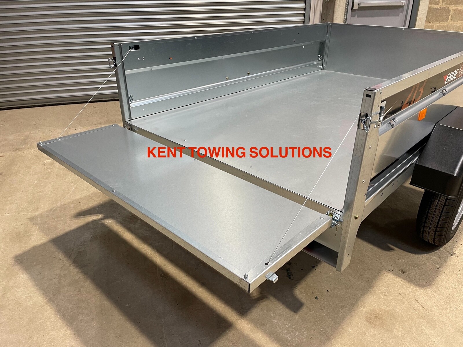 New Erde 213 Tipping Utility Trailer 750kg MGW - 6ft 7 x 4ft 2 UK and ...