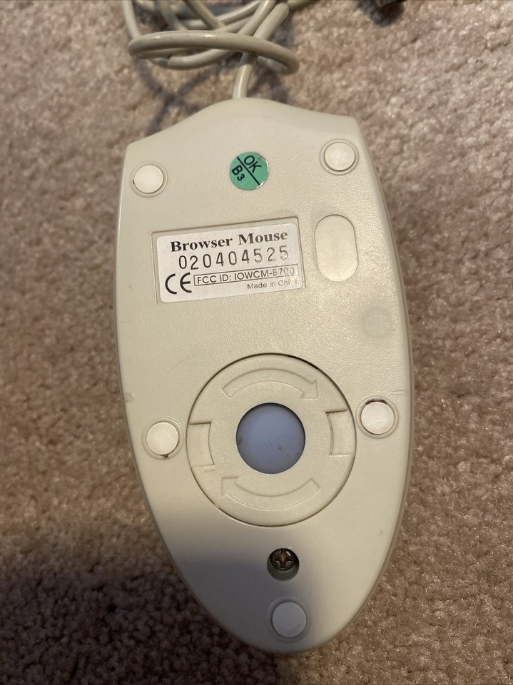 Micro Innovations BROWSER MOUSE SCROLL 2 Button FCC ID IOWCM-B700 | eBay