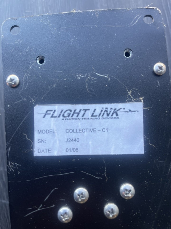 Flight Simulator Flight Link G Stick III AntiTorque Pedals Base Plate ...