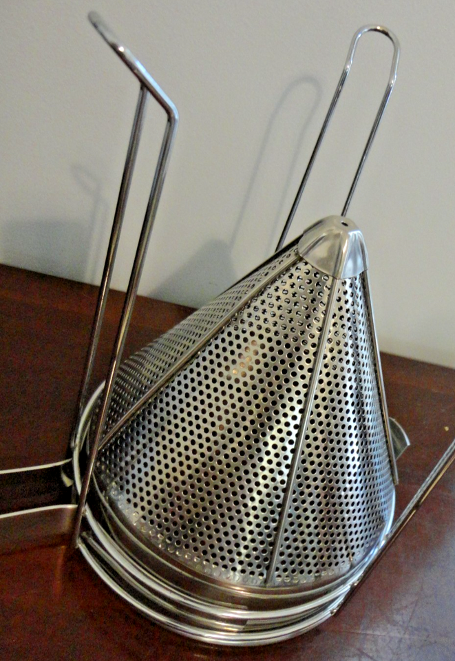 STAINLESS STEEL 1.5 MM FINE MESH STRAIN CONE STRAINER WITHOUT PESTLE | eBay