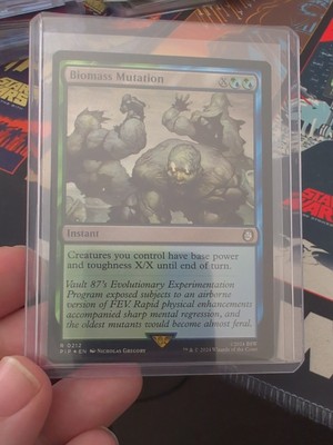 MTG Biomass Mutation FOIL - PIP Universes Beyond: Fallout NM | eBay ...