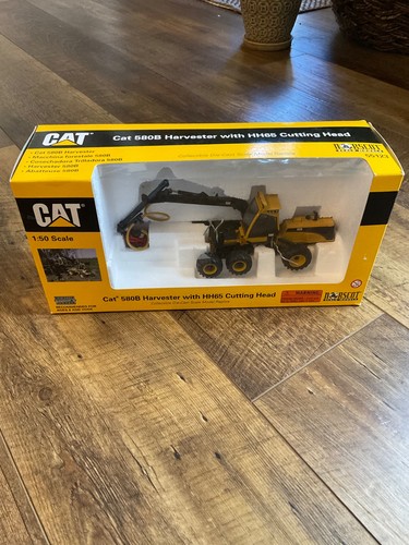 1/50 Norscot Cat 580B Harvester With HH65 Cutting Head Caterpillar | eBay