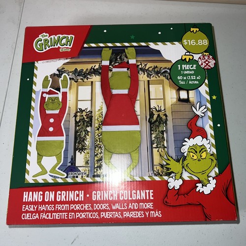 NEW Dr Seuss The Grinch Christmas Hanging Hang On Grinch Climbing ...