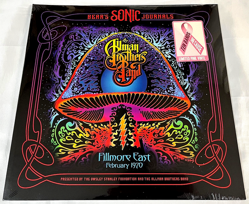 The Allman Brothers Band Bear's Sonic Journals Ltd Pink Vinyl 2XLP Ten ...