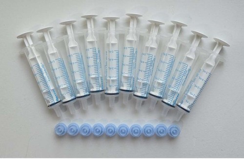 BAXTER BAXA ExactaMed Oral Medicine Dose Syringe Dispenser 5cc/5mL Caps ...