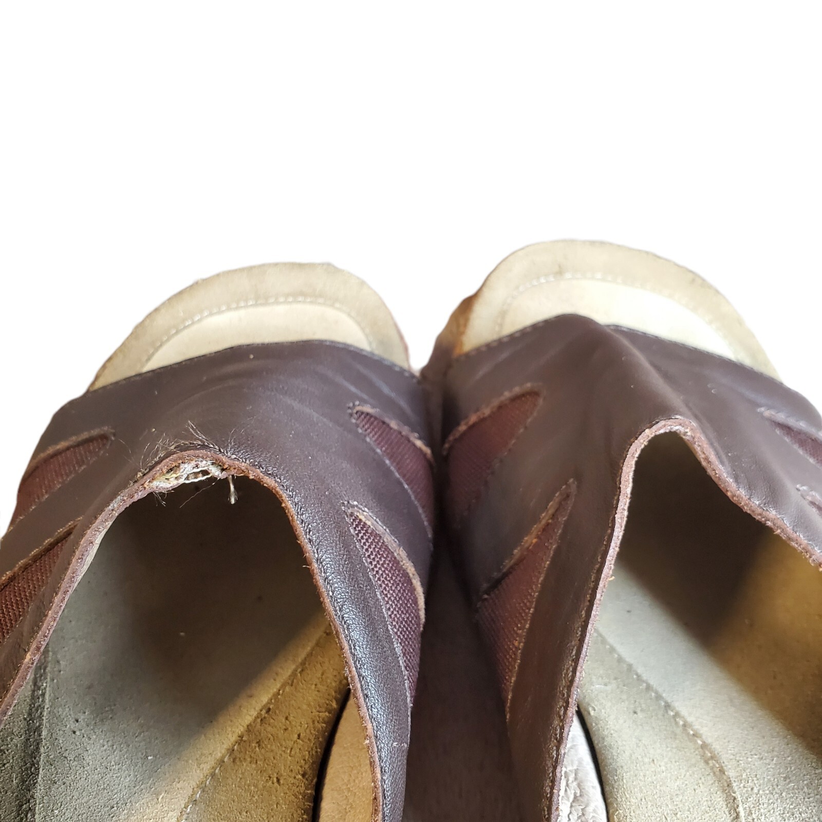 Merrell Womens Leather Sundial Slide Fudge Wedge Sand… - Gem