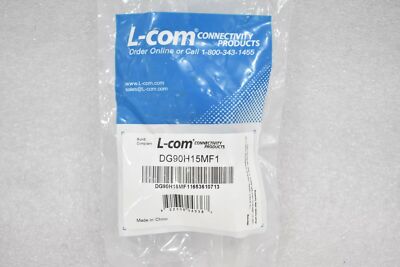 L-COM DG90H15MF1 RIGHT ANGLE ADAPTER HD15 MALE/FEMALE | eBay