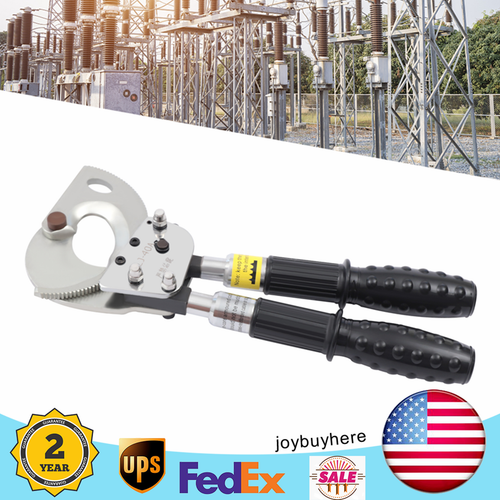 Ratchet Cable Cutter Ratcheting Wire Cutting Tool Heavy Duty ...