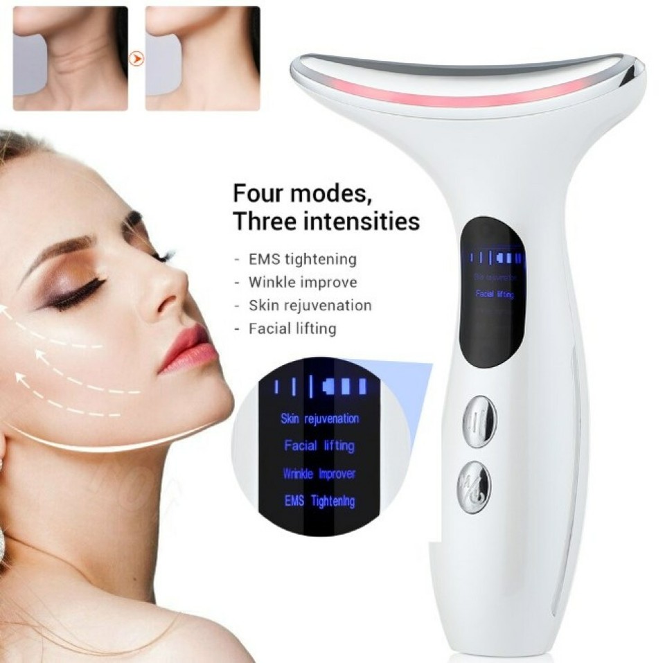 Facial Skin Tightening Device Reduce Wrinkles LED Photon Therapy Beauty ...