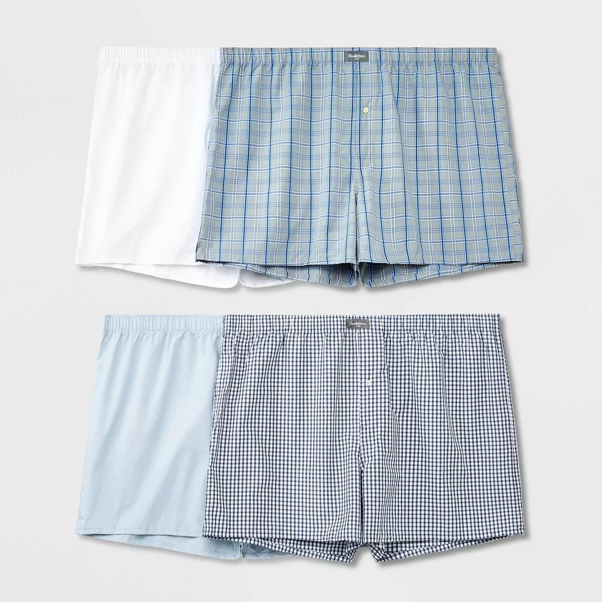 Comfort in Every Stitch: Goodfellow & Co™ Men's Big & Tall Woven Boxers ...