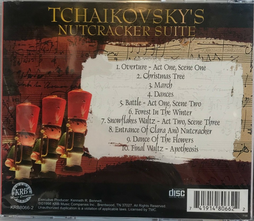 Tchaikovsky's Nutcracker Suite (CD 1998 KRB Music) *Very Good* | eBay