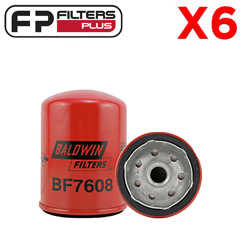6 x BF7608 Baldwin Fuel Filter - P555095, CX0708, 33195 - Chinese ...