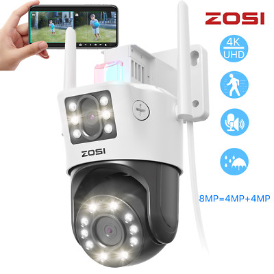 ZOSI 2MP 5MP 4K WLAN Überwachungskamera Außen Personenerkennung Ton ...