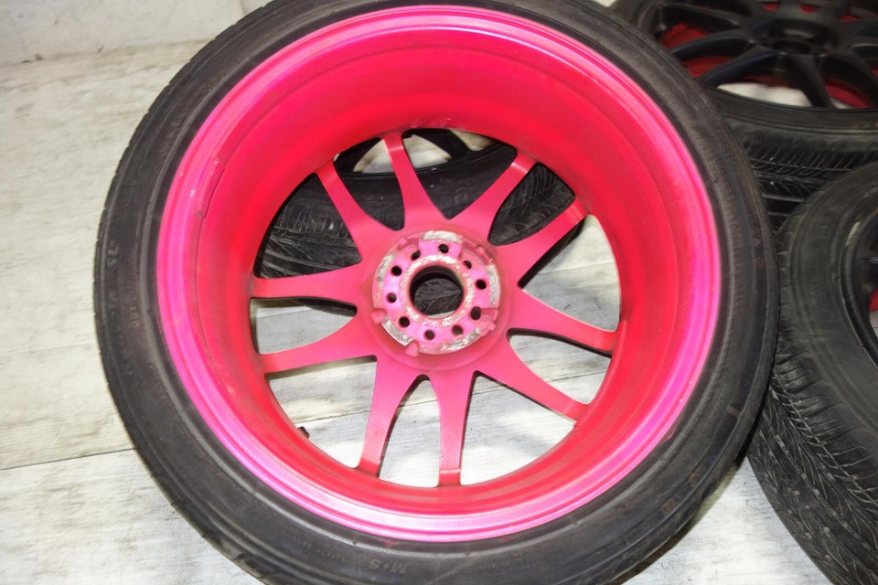 JDM Work Emotion Kiwami Wheels Rims Tires 5x100 18x7 +55 Offset Japan ...