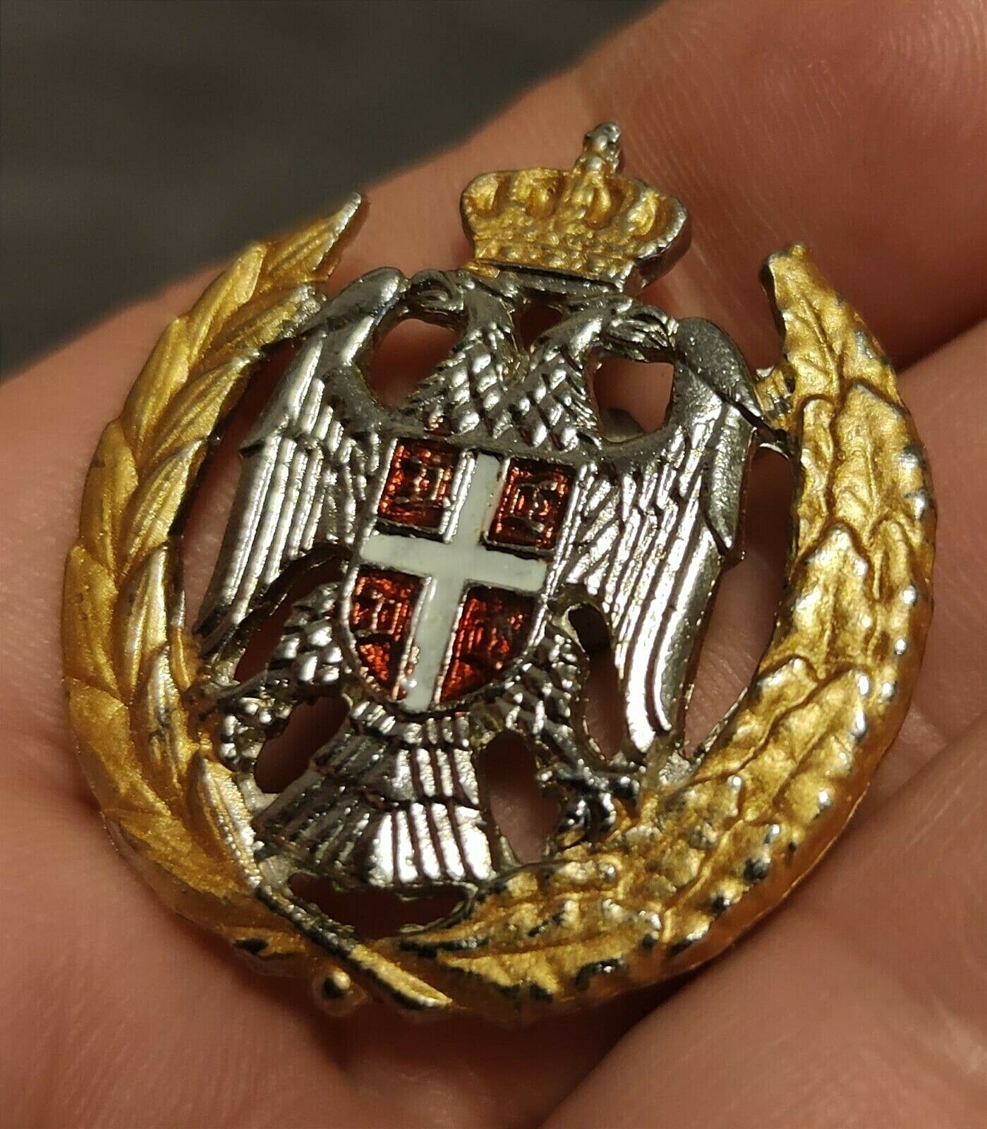 🔴SERBIAN KRAJINA ARMY - KRAJINA - Officers cap badge Type 2🔴 | eBay