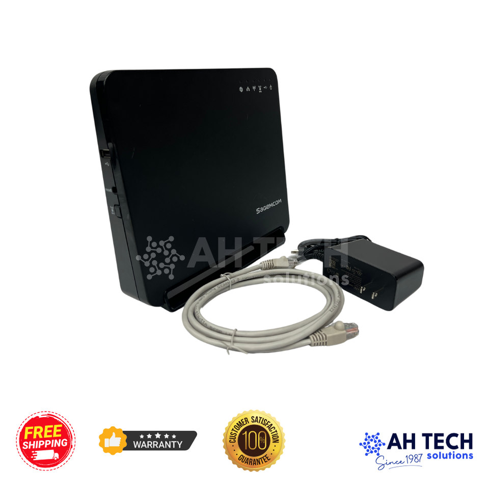 Sagemcom Fast 5260 Wireless Router with Power Adapter Bundle - Free ...