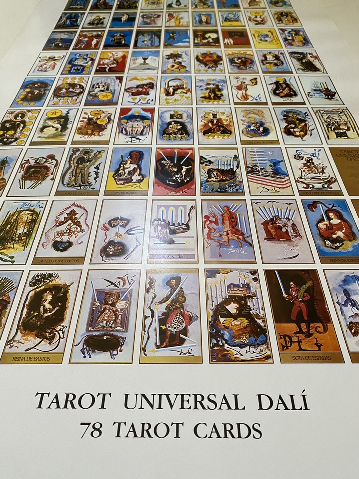 Rare Salvador Dali -Tarot Universal Dali 78 Tarot Cards - Print | eBay