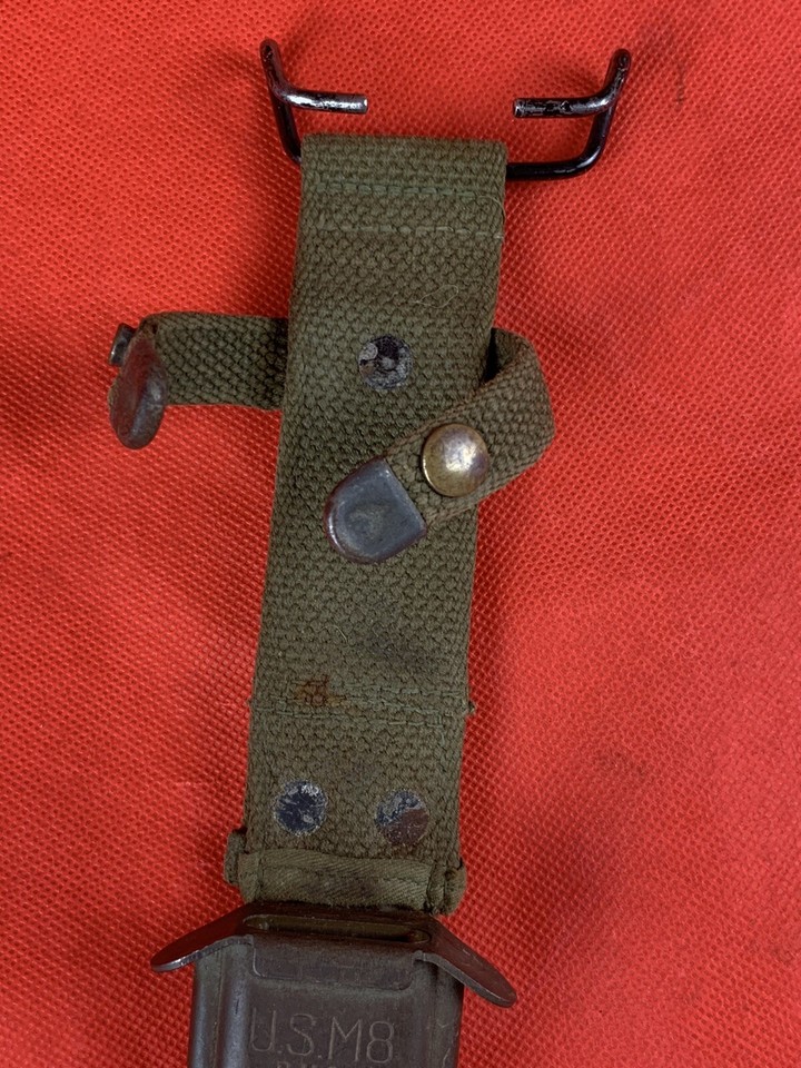Original WW2 US M1 Carbine Bayonet “ACC” Aerial Rare Cross Hatch ...