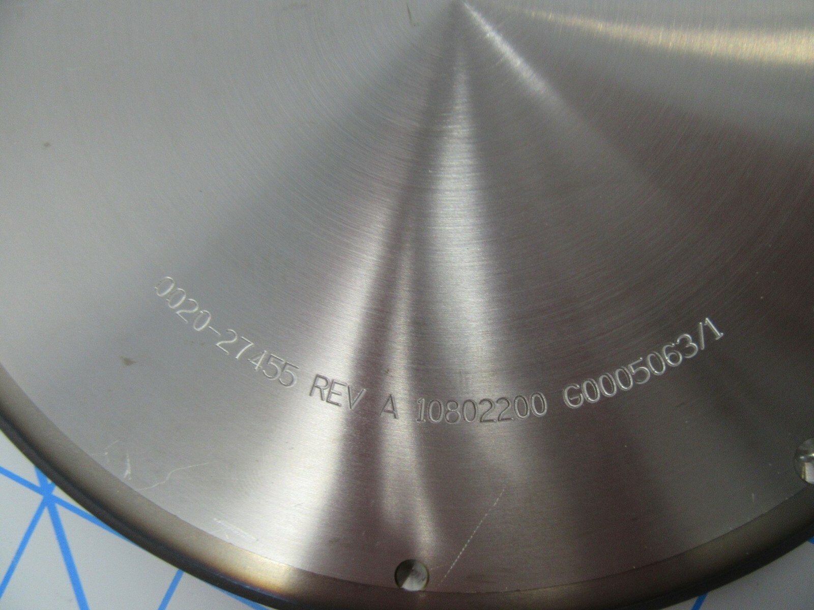 0020-27455 / PVD 8 INCH SNNF SHUTTER DISK TYPE 2 / APPLIED MATERIALS ...