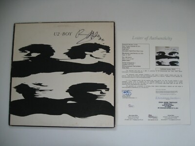 Bono U2 Autographed Signed Boy Vinyl LP JSA # Y81474 | eBay