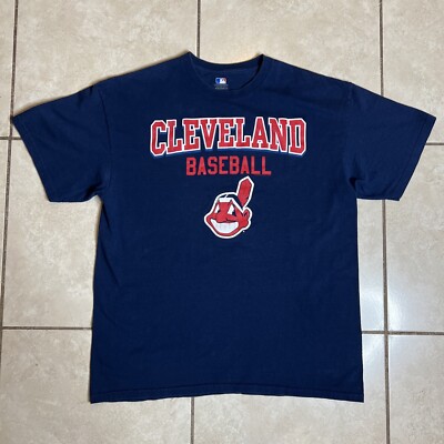Cleveland INDIANS MLB Genuine Merchandise Men's T-Shirt Size XL | eBay