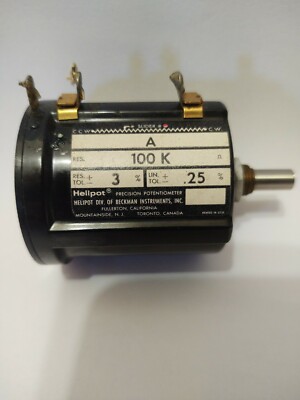 Beckman Helipot A 100K Precision Potentiometer | eBay