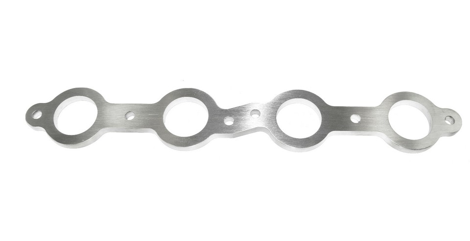 Chevy LS1/6 Round Port Stainless Flange Kit:1 7/8" Formed & Welded ...