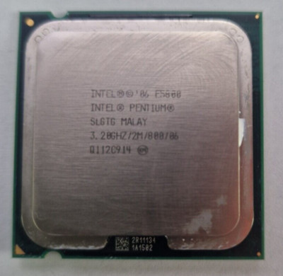 Intel Pentium Dual-Core E5800 3.20GHz Socket 775 2M 800 CPU Processor ...