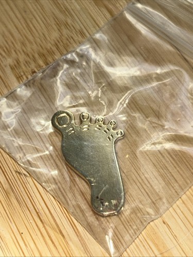 Riki Design, Designs Gold tone right foot pendant | eBay