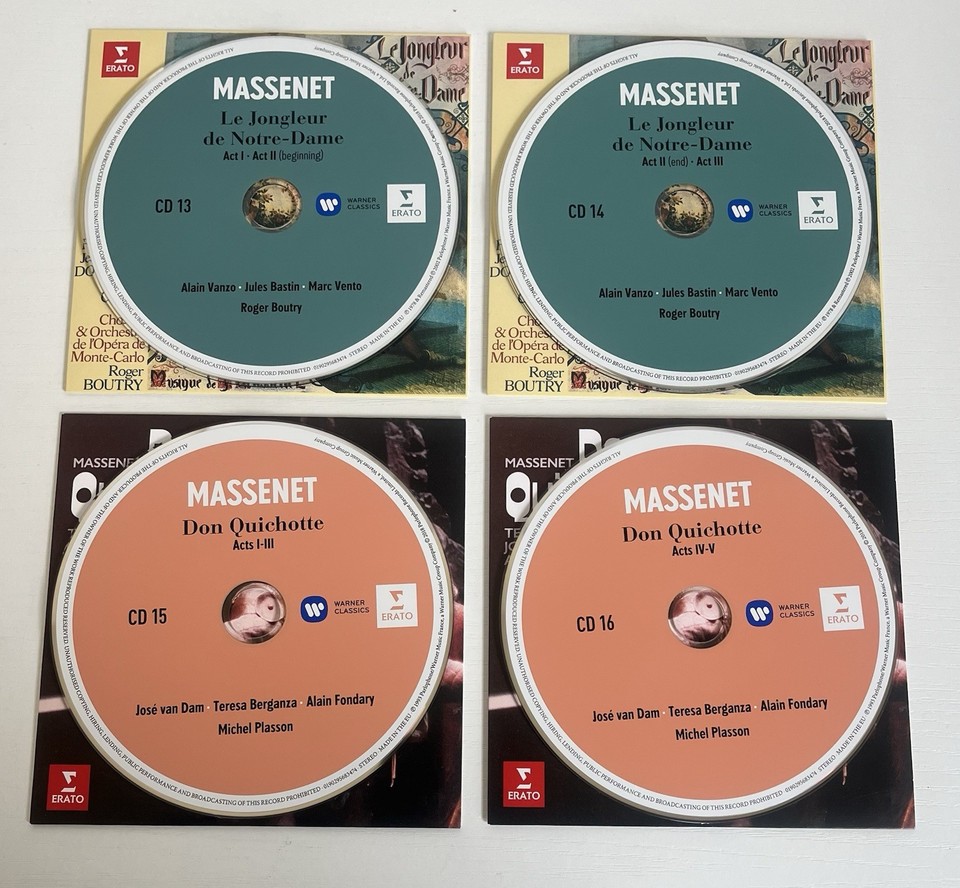 MASSENET Operas 16-CD BOX (Werther/Manon/Thais/Sapho etc) Plasson/Maazel/Boutry | eBay