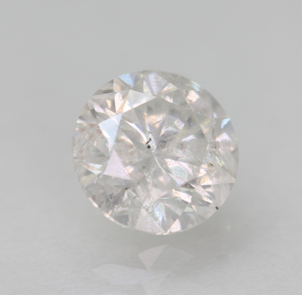 Certified 1.00 Carat D SI3 Round Brilliant Natural Mined Loose Diamond ...