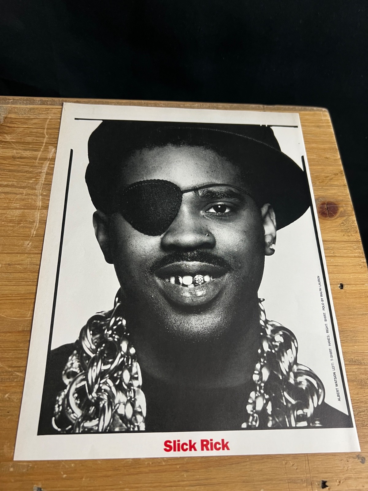1991 Vintage 8X11 Print CLIPPING OF ICONIC RAPPERS SLICK RICK /CHILL OF ...