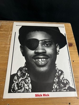 1991 Vintage 8X11 Print CLIPPING OF ICONIC RAPPERS SLICK RICK /CHILL OF ...