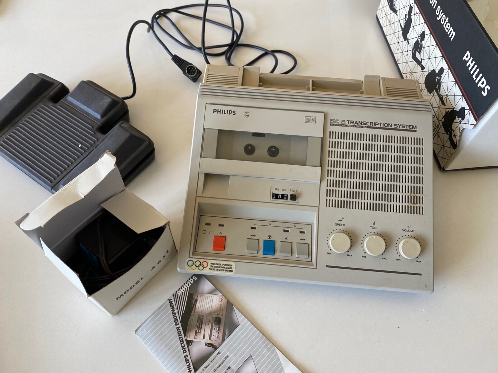 Philips LFH 0505 Transcriber Transcription Dictation Machine mini ...