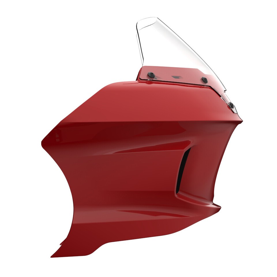 Redline Red ST Front Headlight Fairings For Harley Low Rider Street Bob ...